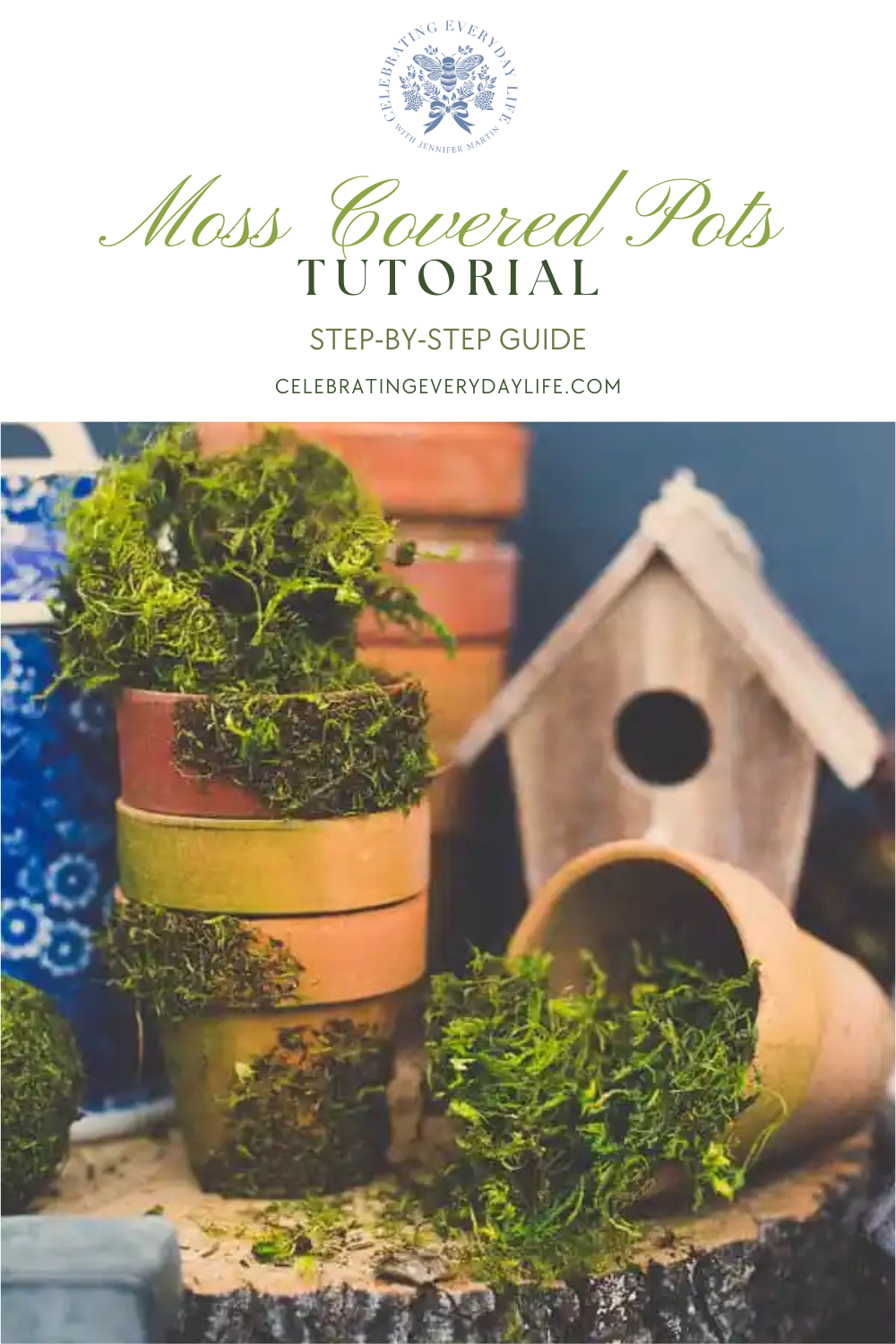 DIY Moss-Covered Pots Tutorial: Step-by-Step Guide for Vintage Charm