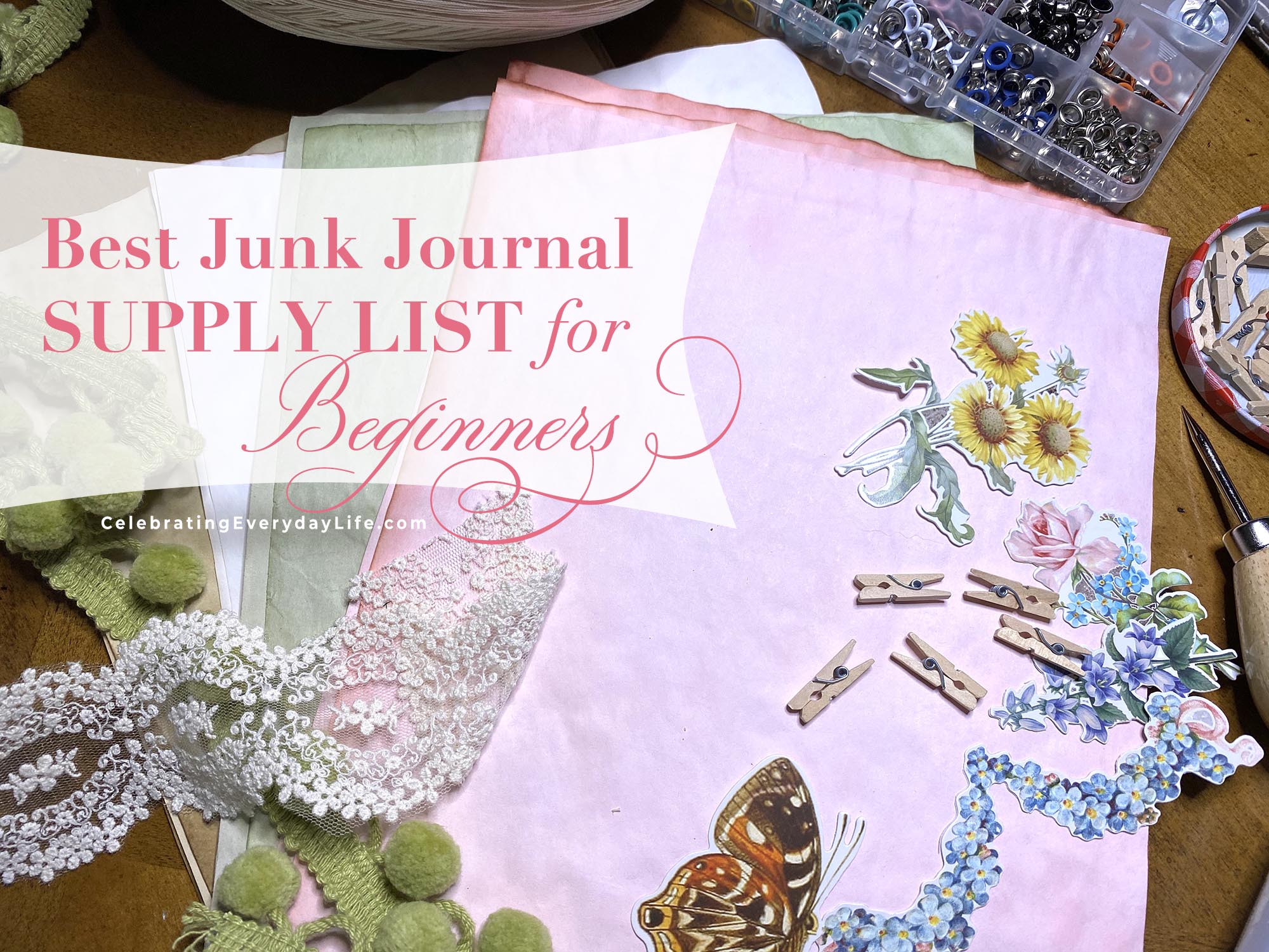 Best Junk Journal Supplies for Beginners