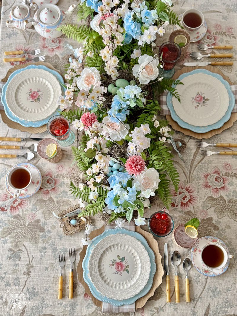 How to Style a Stunning Bird’s Nest Easter Tablescape