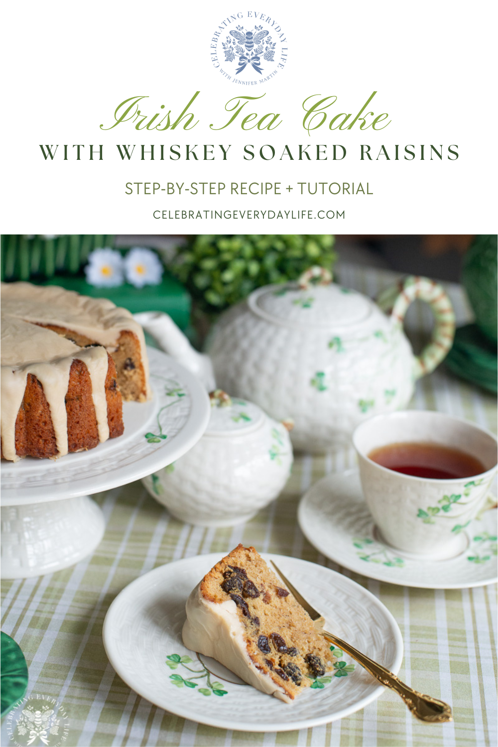 Irish Tea Cake with Whiskey-Soaked Raisins Recipe (Easy & Delicious!)