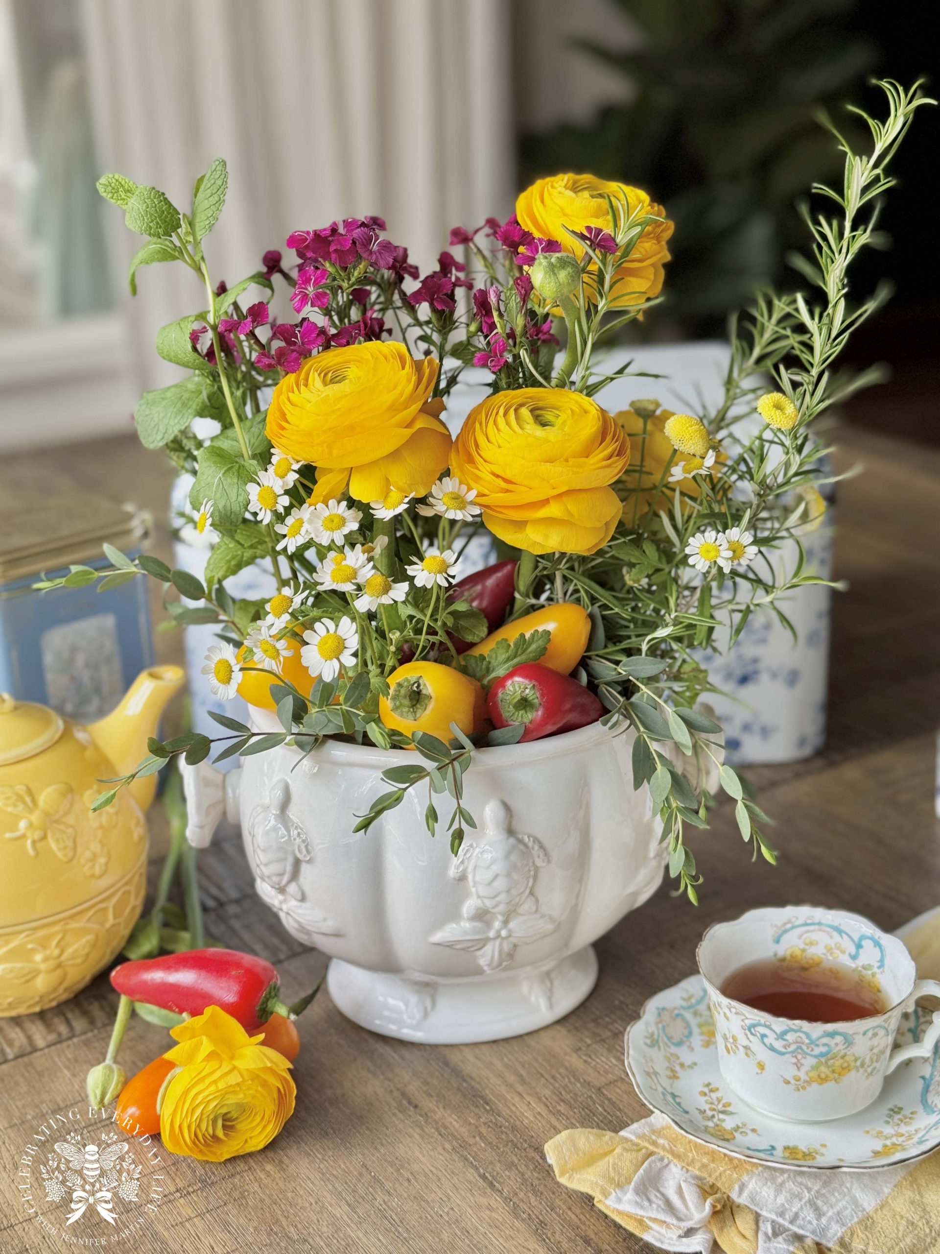 Garden-Fresh May Centerpiece